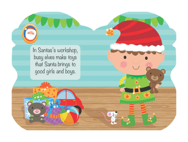 My Santa Book - little bee books