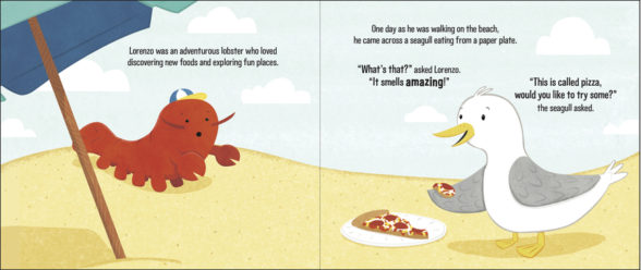 Lorenzo, the Pizza-Loving Lobster - little bee books
