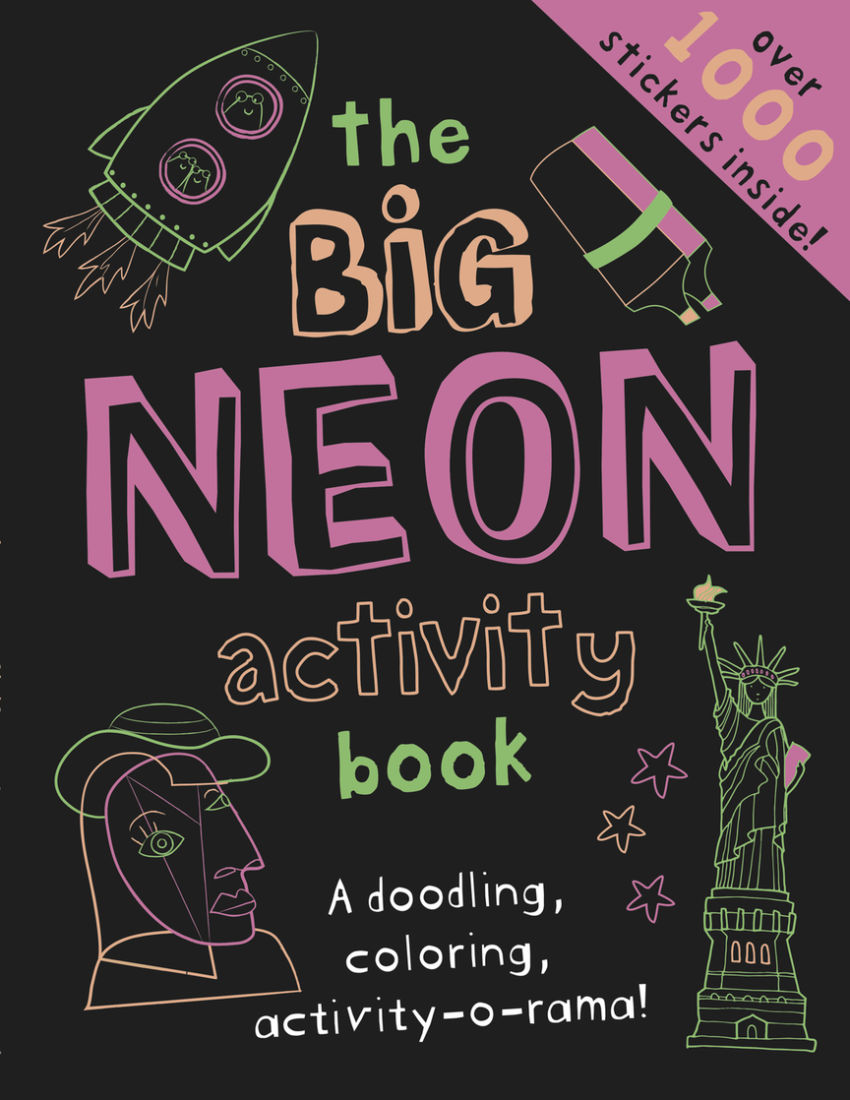 The Big Neon Activity Book - little bee books