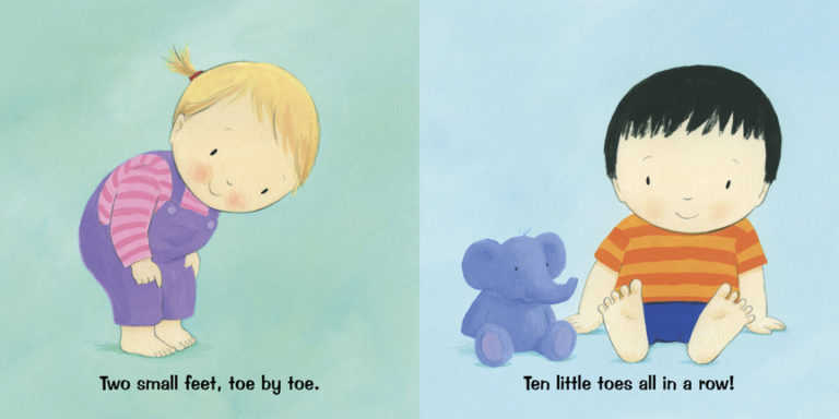 Ten Little Toes, Two Small Feet - little bee books