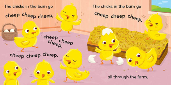 The Chicks in the Barn - little bee books