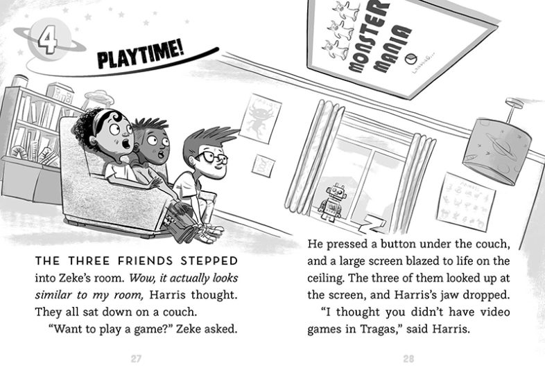 The Alien Next Door #2: Aliens for Dinner?! (Hardcover) - little bee books