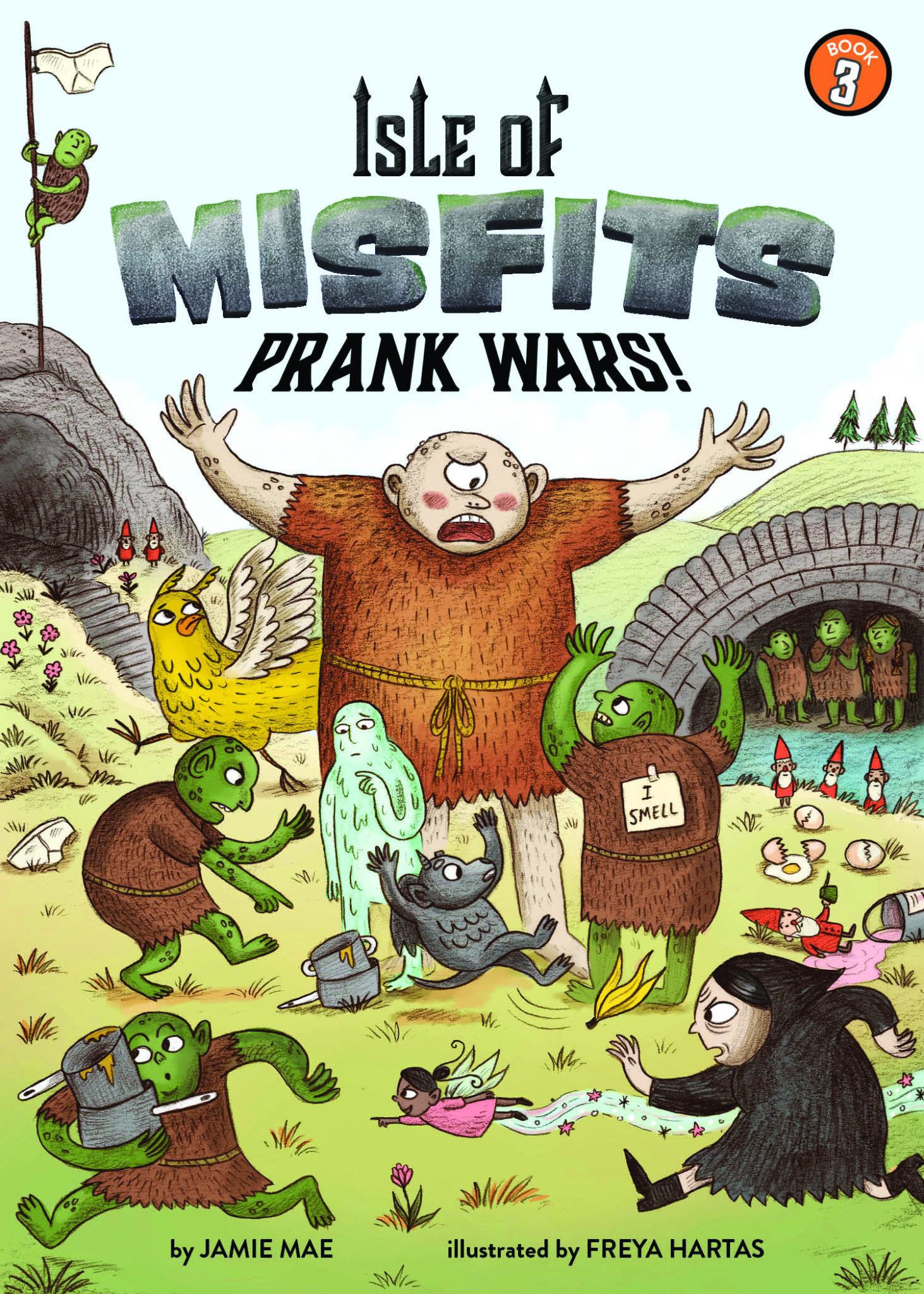 Isle of Misfits #3: Prank Wars! (Hardcover) - little bee books