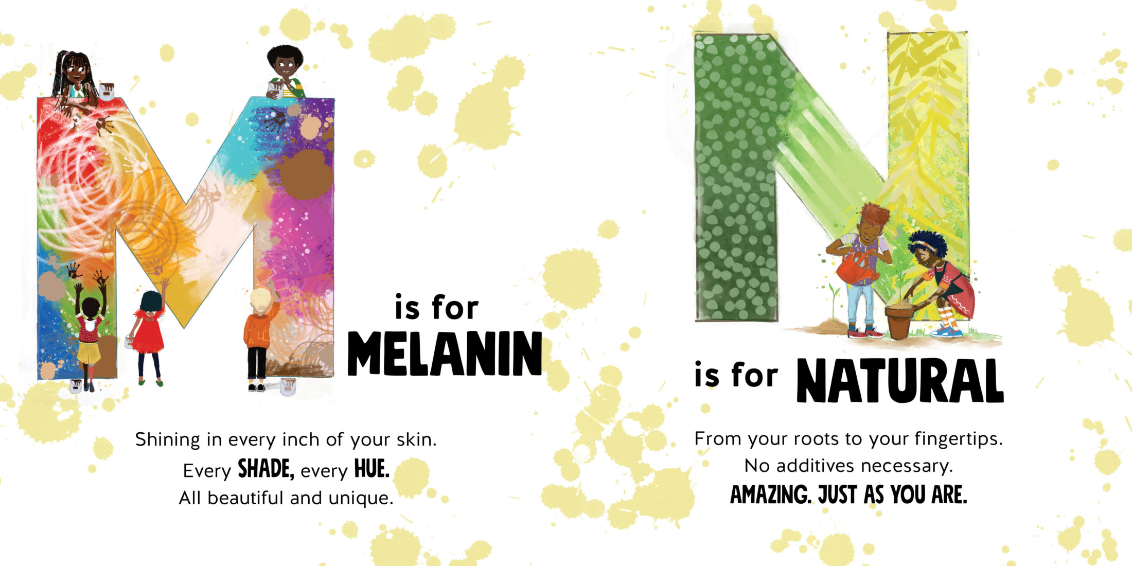 M is for Melanin (Mini Bee Board Book) - little bee books
