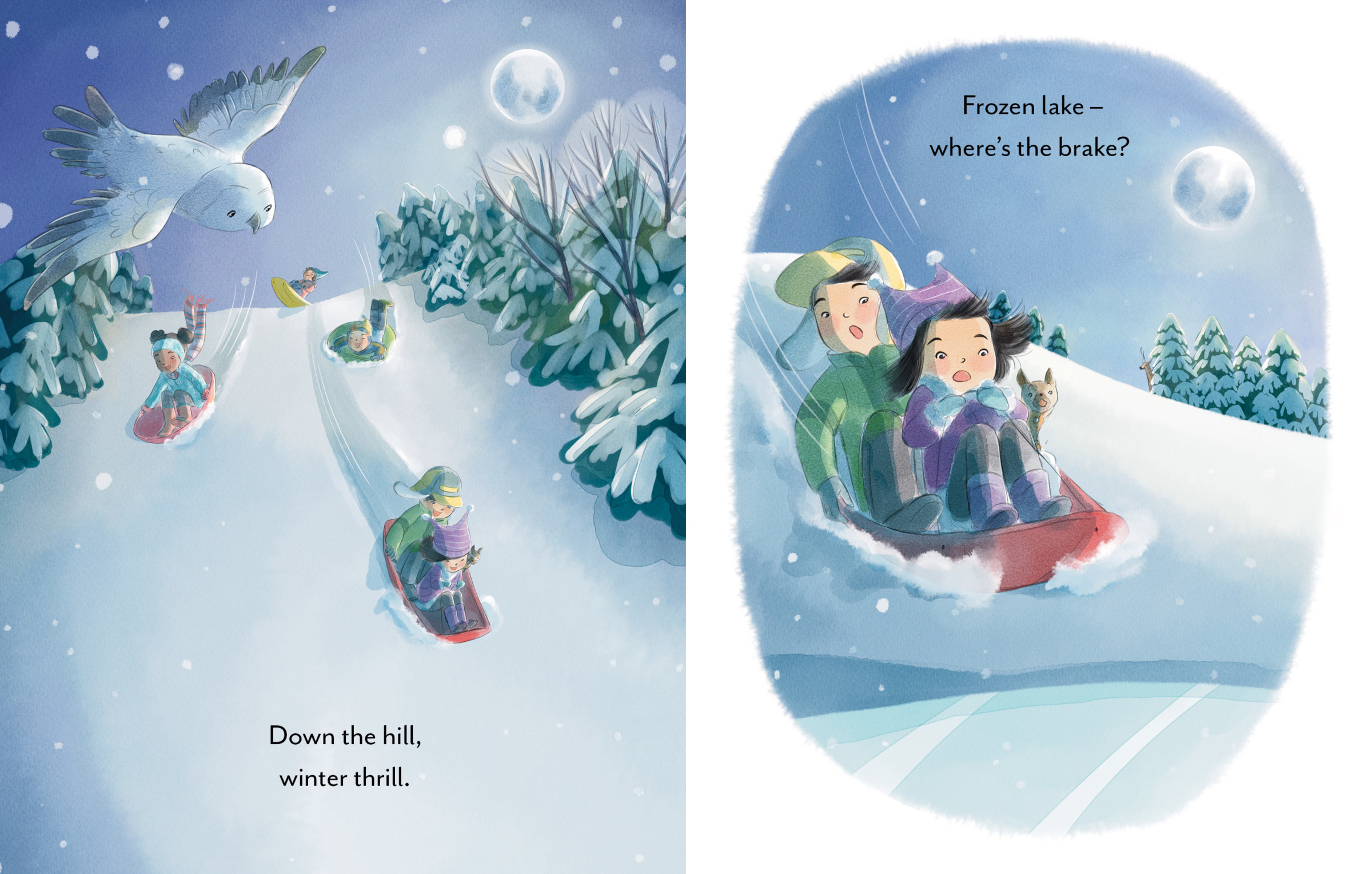 Snowball Moon (Mini Bee Board Book) - little bee books