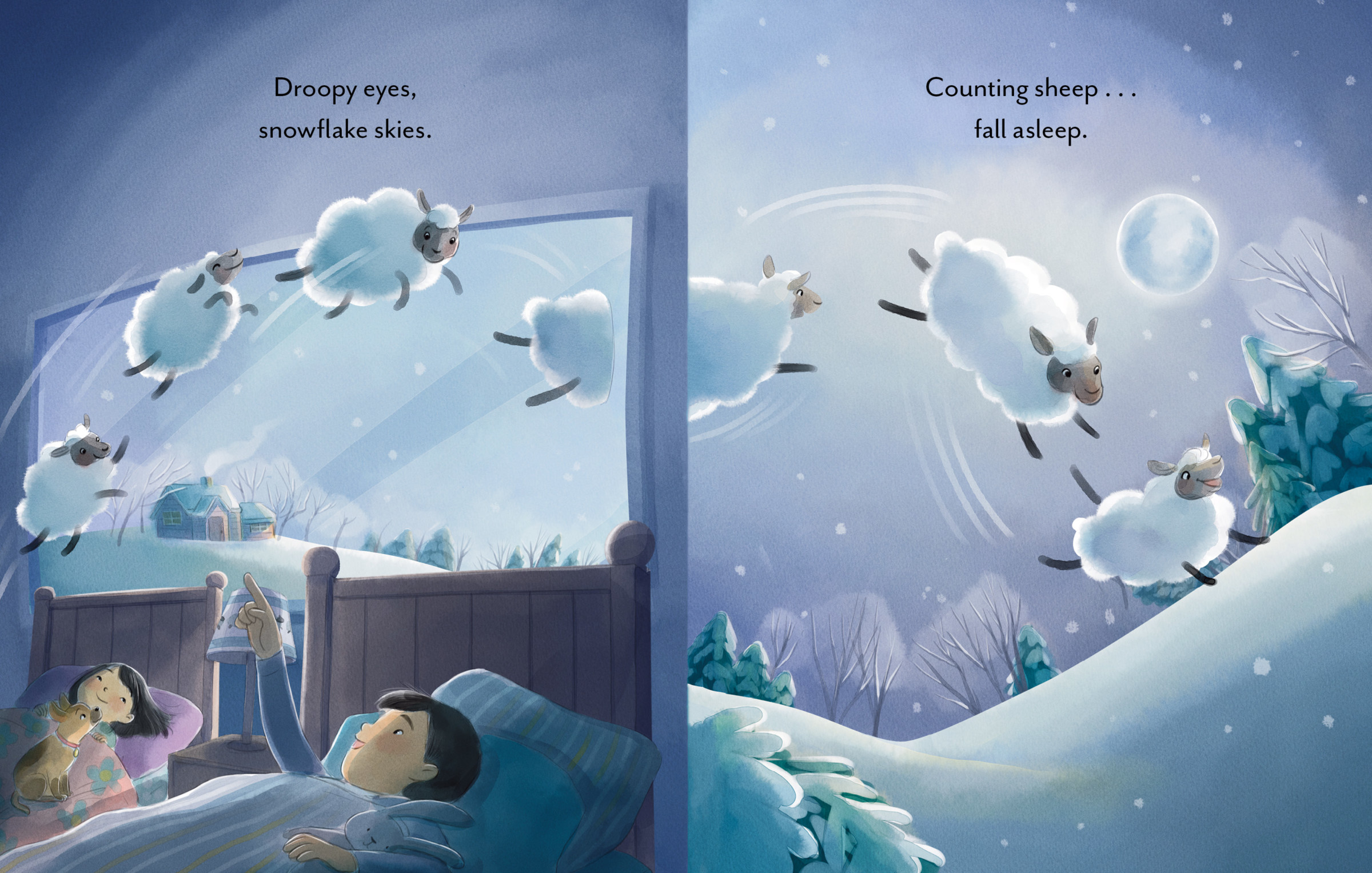 Snowball Moon (Mini Bee Board Book) - little bee books