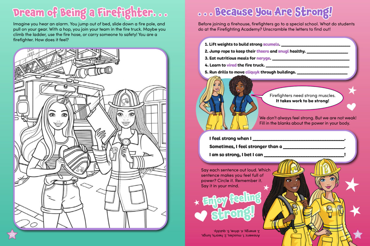 Barbie Dream Big Activity Book - little bee books