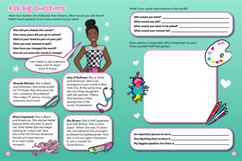 Barbie Dream Big Activity Book - little bee books